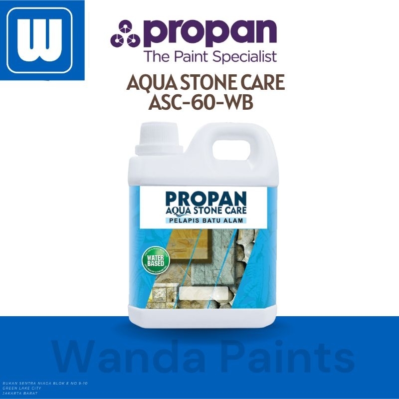 Jual CAT PELAPIS BATU PROPAN AQUA STONE CARE WATER-BASED (5 LITER ...