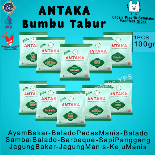 Jual Bumbu Tabur Rasa Instant ANTAKA 100Gr Rasa Lengkap 1pcs | Shopee ...