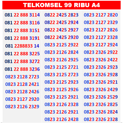 Jual KARTU TELKOMSEL Nomor Cantik telkomsel Simpati No Kartu perdana super murah 10 11 12 digit ...