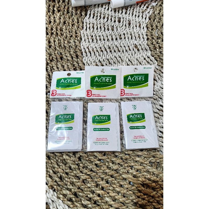 Jual acnes oil control film/kertas minyak isi 50 lembar | Shopee Indonesia