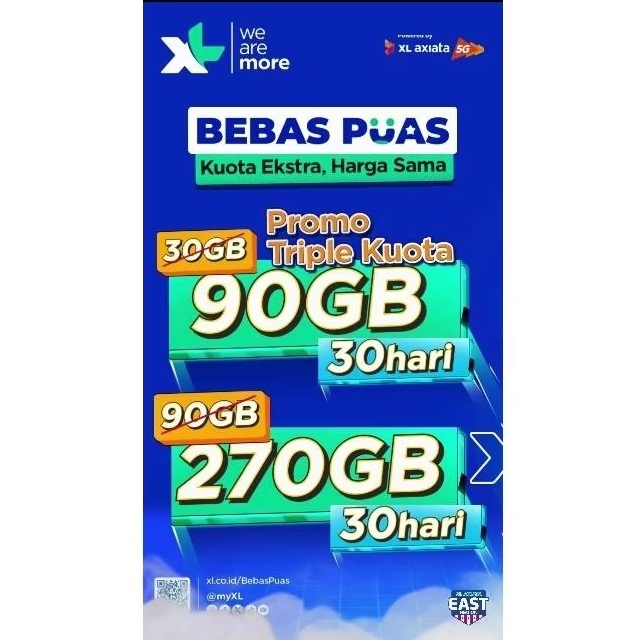 Jual PAKET DATA XL | KUOTA 150GB MASA AKTIF 30HARI | Shopee Indonesia
