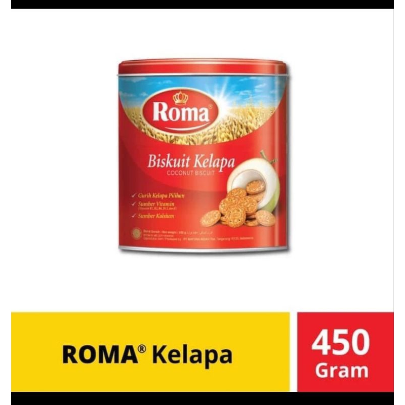 Jual roti kaleng roma kelapa | Shopee Indonesia