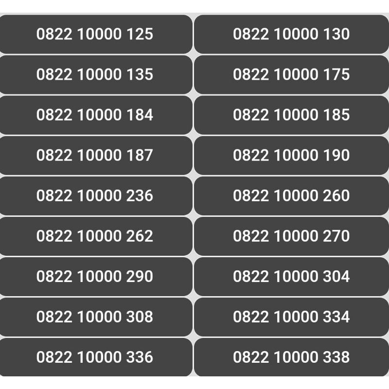 Jual nomorsimpati 0822 10000 kartutelkomsel simcard telkom | Shopee ...