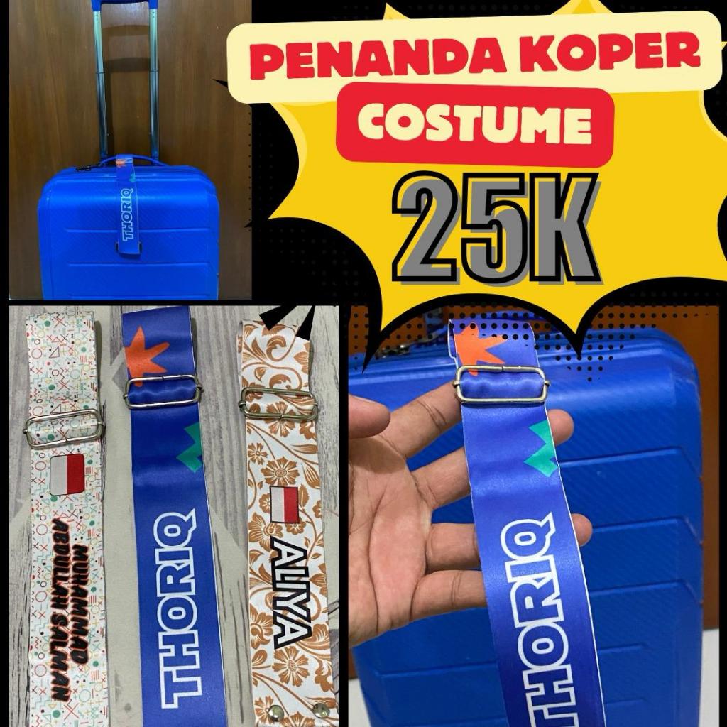 Jual Penanda Koper costum design nama logo cocok untuk umroh dan ...
