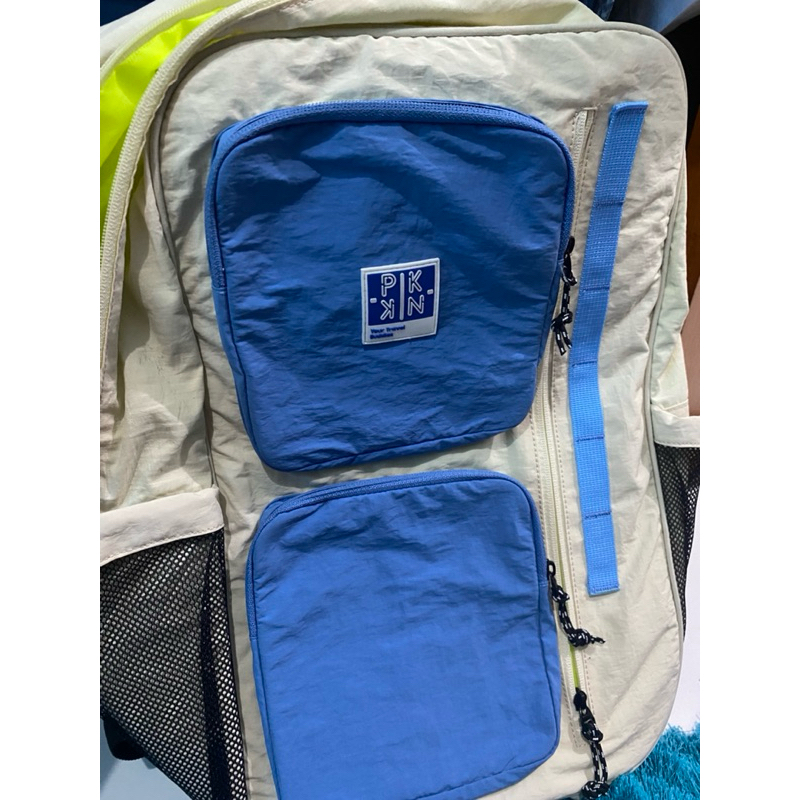 Jual BACKPACK PIKNIK HANOI BLUE DENIM WHITE | Shopee Indonesia