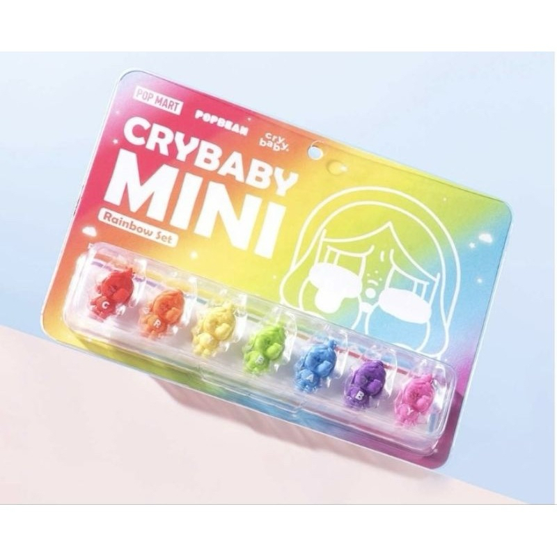 Jual PopMart Cry Baby Rainbow Mini set | Shopee Indonesia
