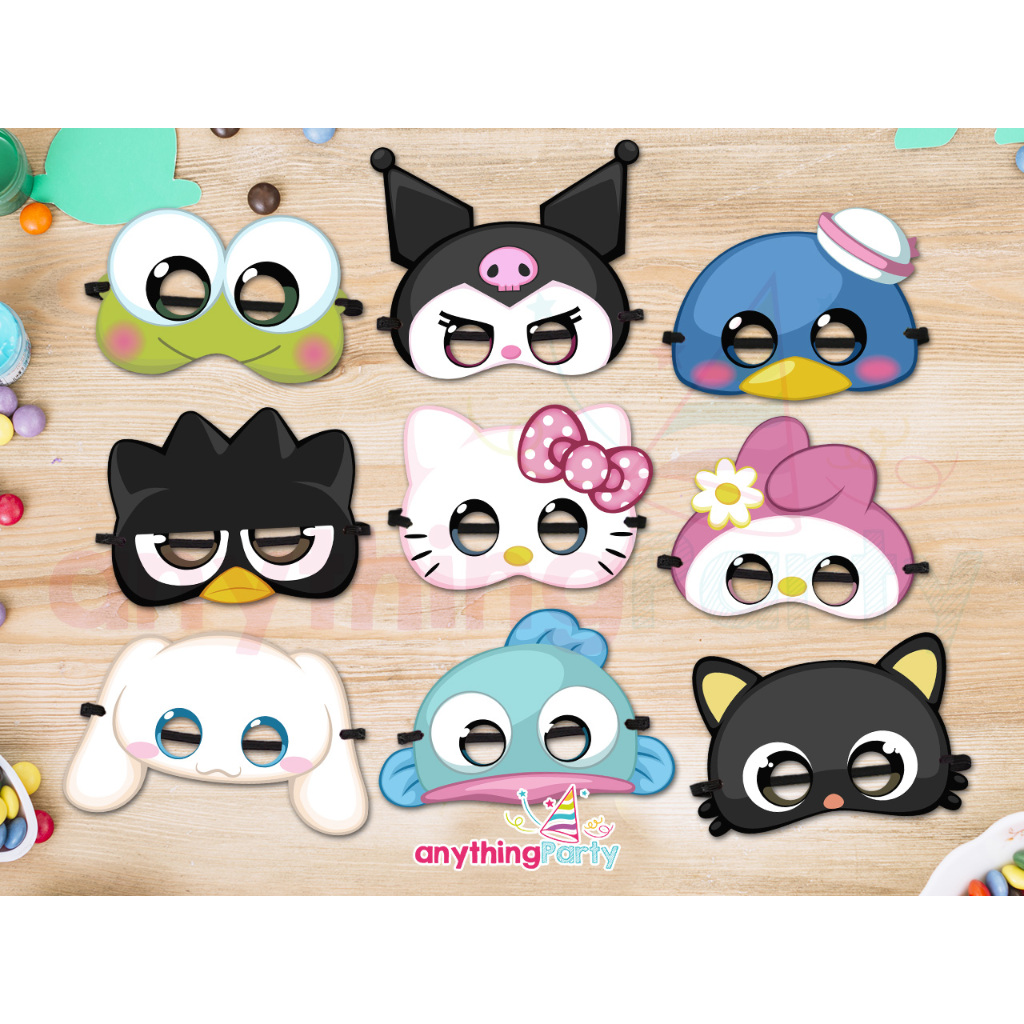 Jual Hello Kitty Topeng Pesta Ultah Karakter Sanrio and Friends / Party ...