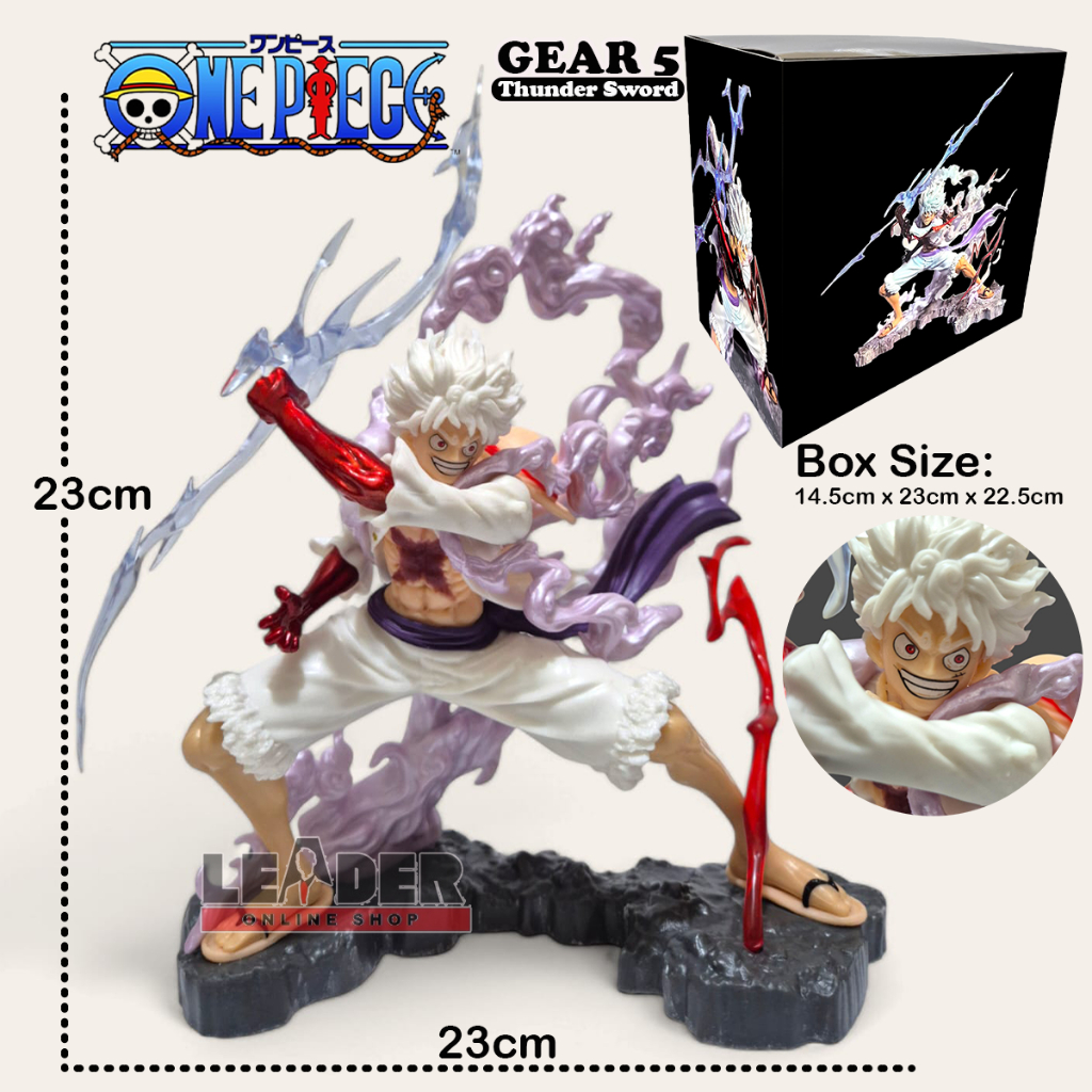 Jual MONKEY D. LUFFY GEAR 5 PAJANGAN ACTION FIGURE ONE PIECE 23cm SUN ...