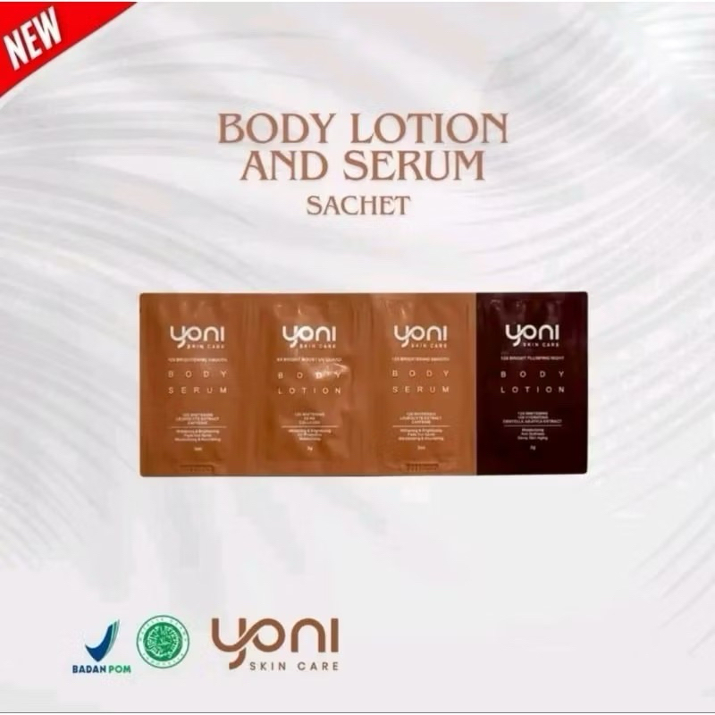 Jual 6 SET PRODUK YONI - 1 BODY LOTION NIGHT + 2 BODY SERUM WHITENING ...
