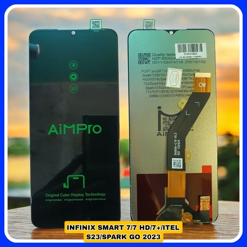 Jual lcd ts touchscreen infinix smart 7 / x6515 fullset | Shopee Indonesia