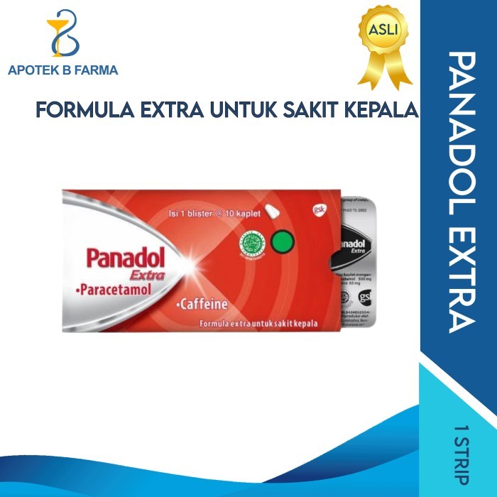 Jual PANADOL EXTRA / PANADOL MERAH KAPLET PER STRIP | Shopee Indonesia