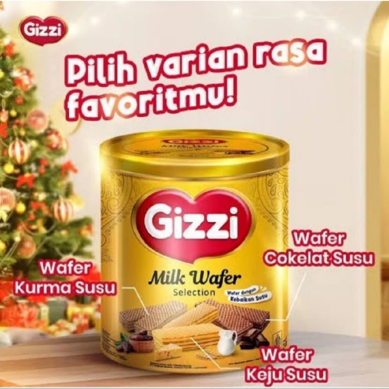 Jual WAFER GIZZI MILK WAFER 240GR | Shopee Indonesia