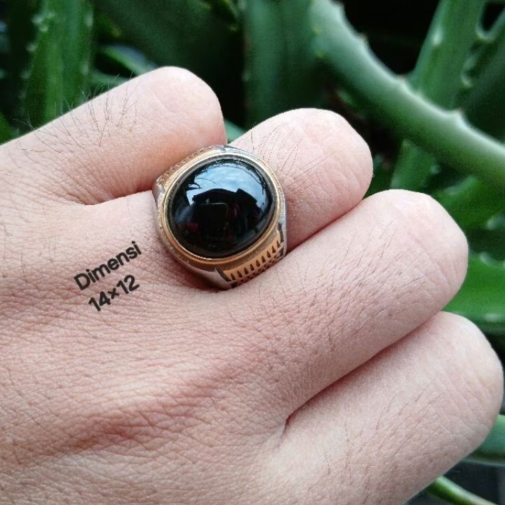 Jual Cincin batu akik yaman wulung cibet baturaja natural | Shopee ...