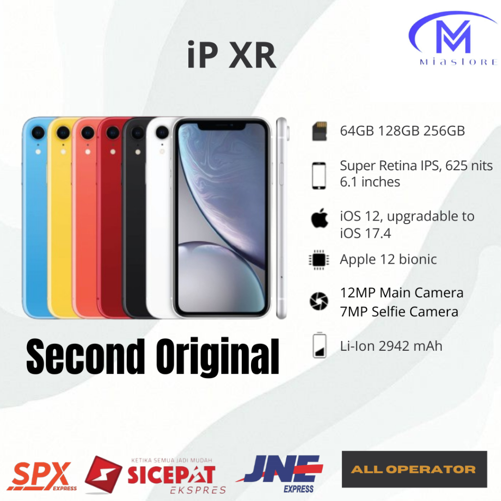 Jual XR 64GB 128GB 256GB SECOND ORIGINAL FULLSET | Shopee Indonesia