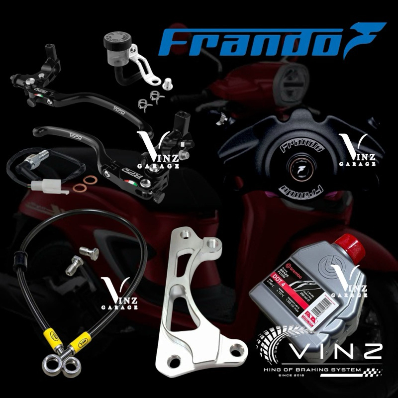 Jual Paket Pengereman Stylo 160 CBS Master Rem By RPD // Kaliper By ...