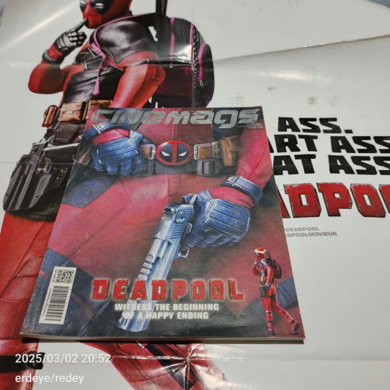 Jual Majalah Cinemags Cover Deadpool | Shopee Indonesia