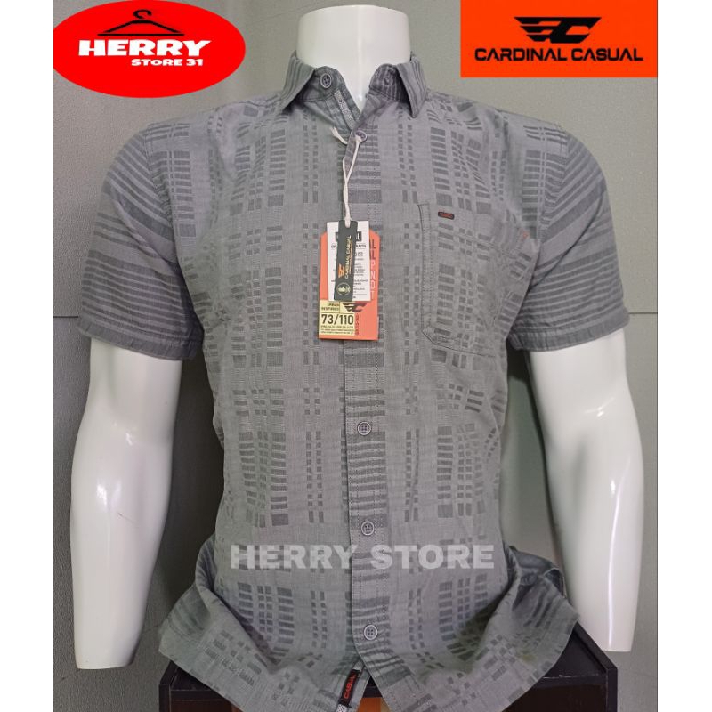 Jual KEMEJA CARDINAL CASUAL ORIGINAL REGULER PREMIUM QUALITY | Shopee ...