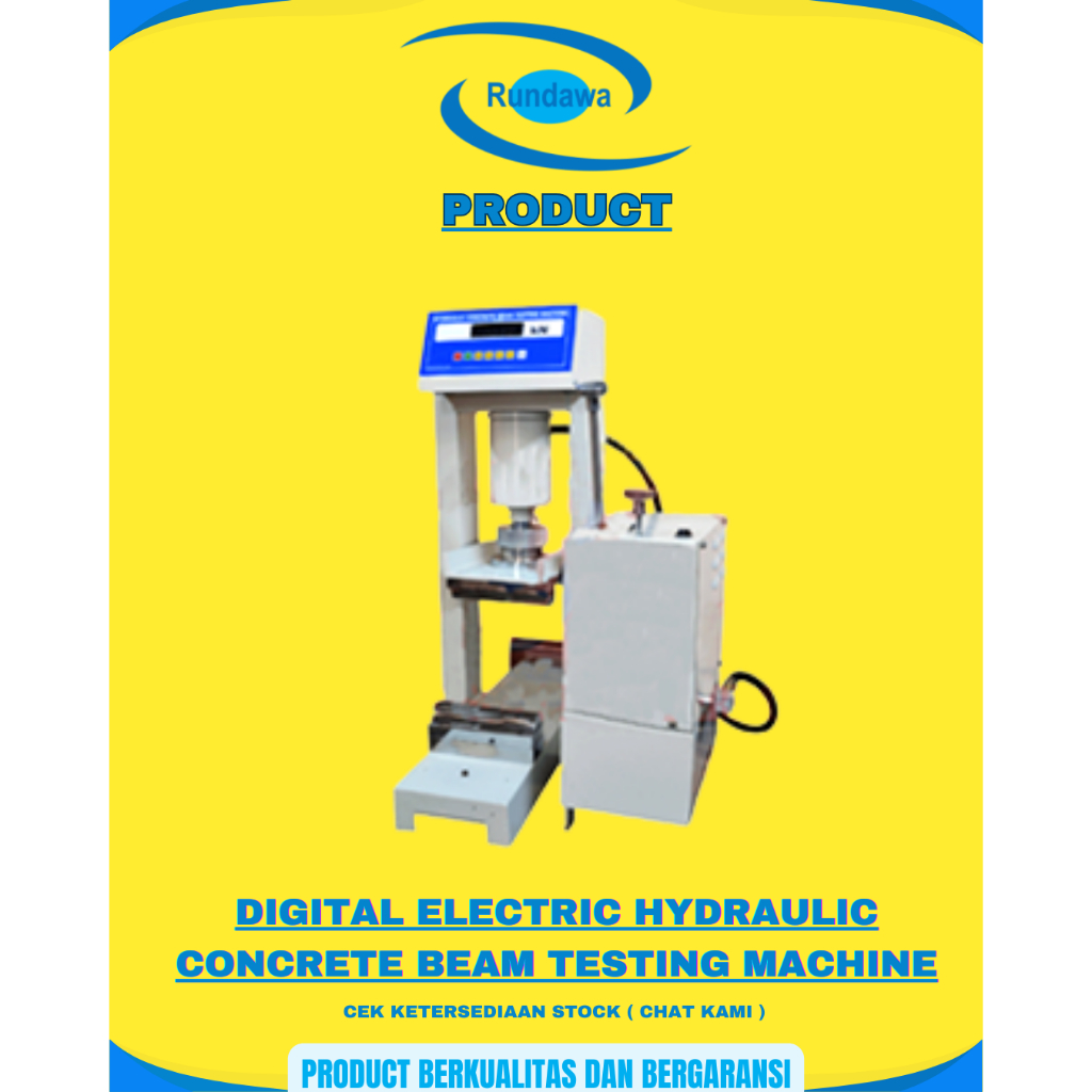 Jual DIGITAL ELECTRIC HYDRAULIC CONCRETE BEAM TESTING MACHINE | Shopee ...