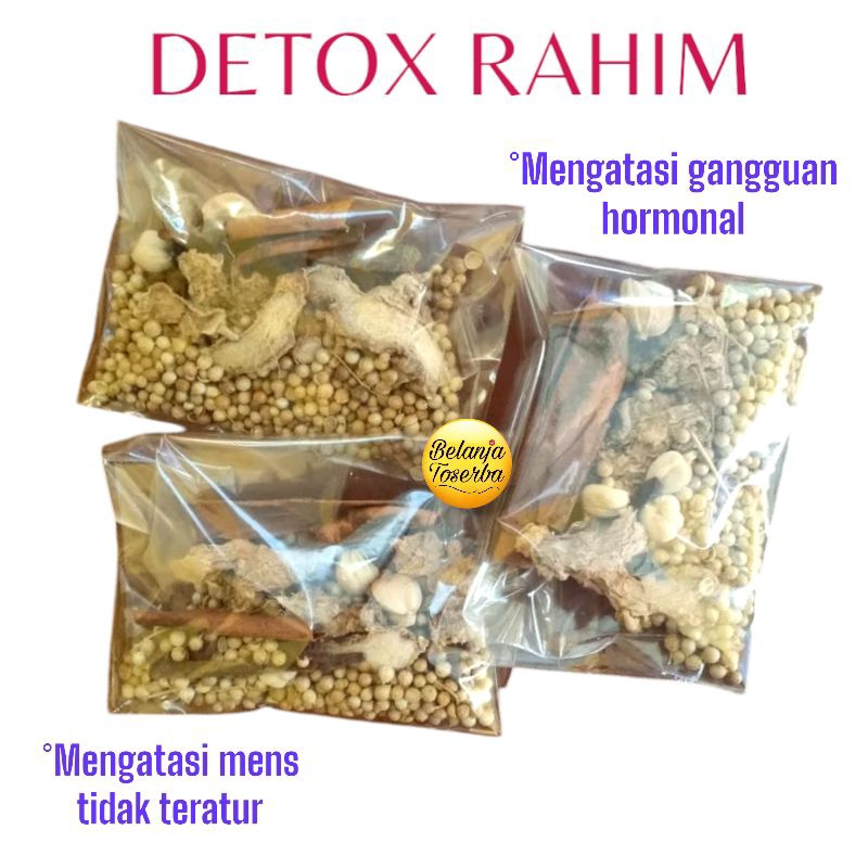 Jual {sachet} Paket Jamu Herbal JSR Detox Rahim alternatif Promil dr ...