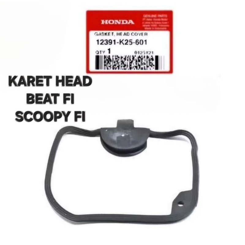 Jual KARET CYLINDER HEAD BEAT SCOOPY FI INJEKSI K25 ORIGINAL | Shopee ...
