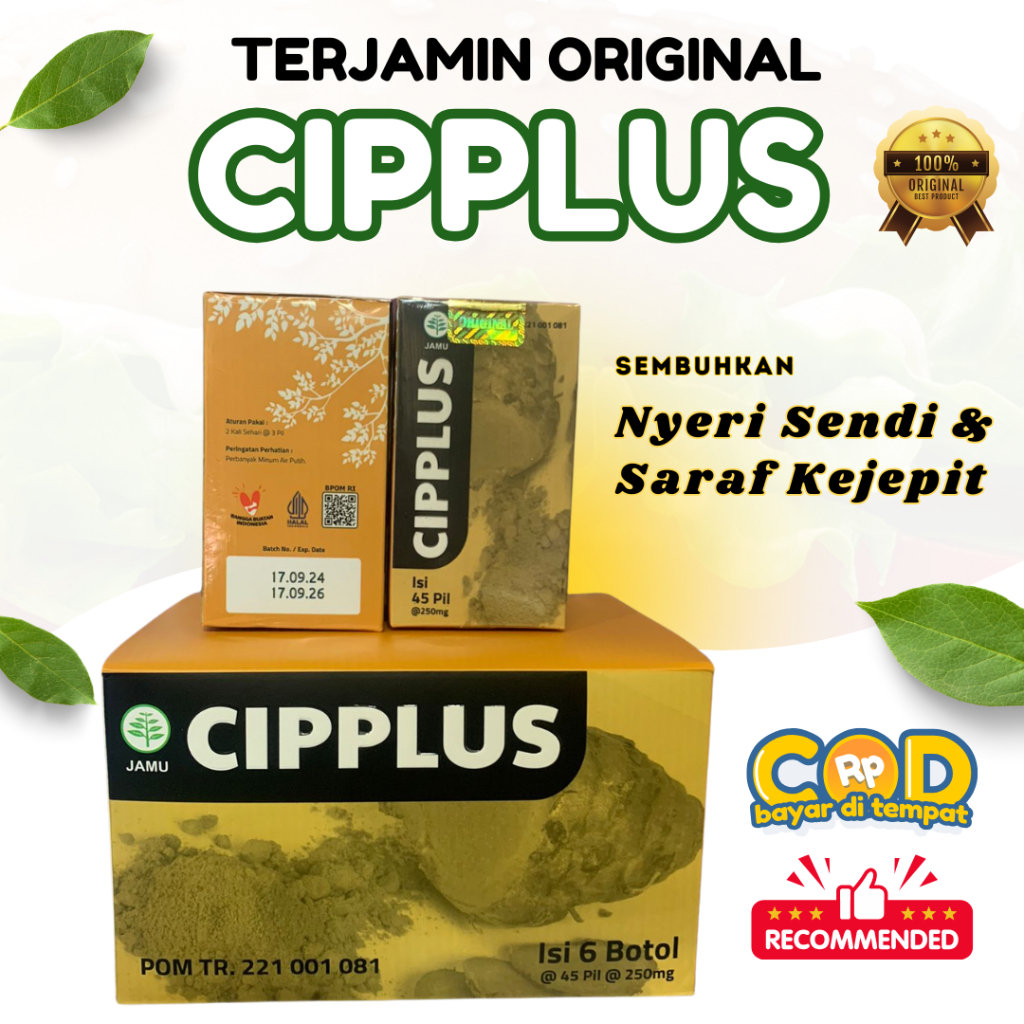Jual Ciplus Ciplus pil hitam Cipplus nyeri sendi pil hitam 45 butir ...