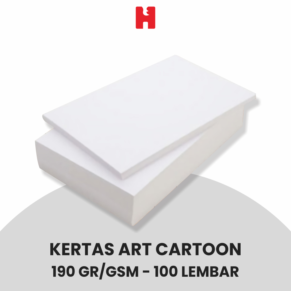 Jual Kertas Art Carton/Art Cartoon 190 GSM/Gramasi - Isi 100 Lembar ...
