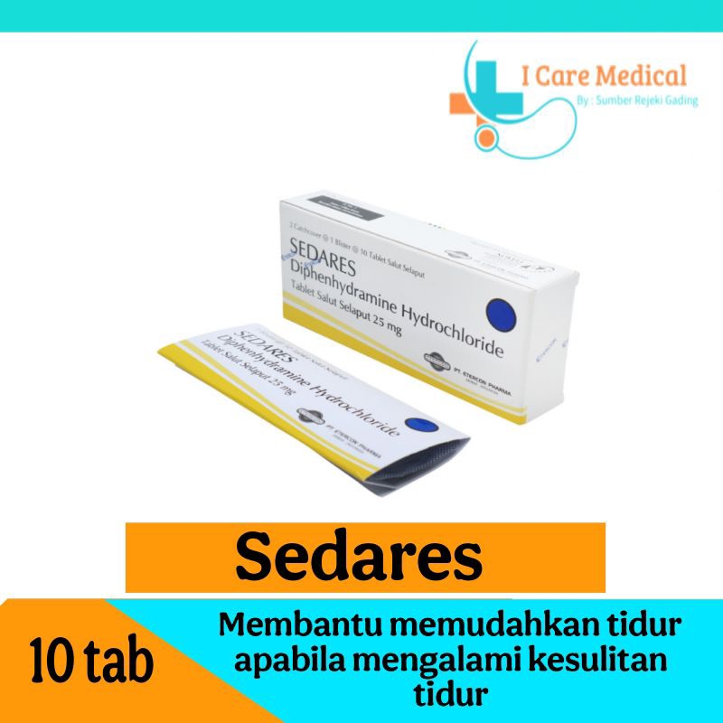 Jual Sedares Strip 10 Tablet - Membantu Meringankan Gangguan Sulit ...