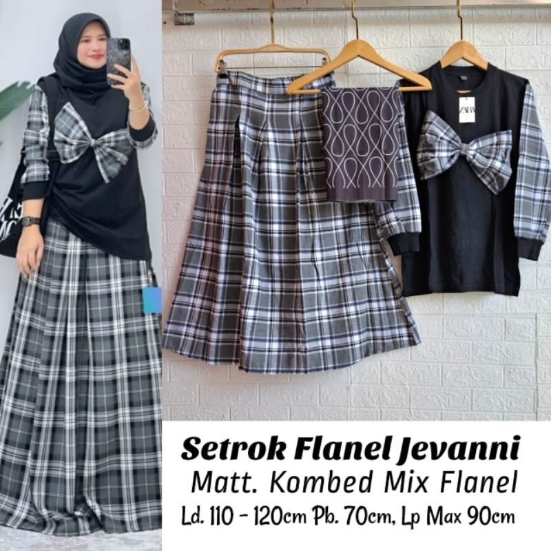 Jual PAKET HEMAT 3IN1 SETROK FLANEL JEVANNI ORIGINAL | Shopee Indonesia