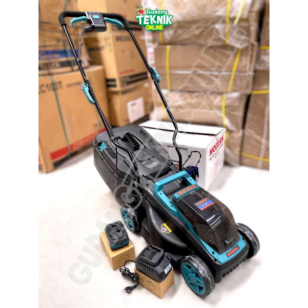 Jual Mesin Potong Rumput Dorong CORDLESS MODERN M26 20V / Mesin ...