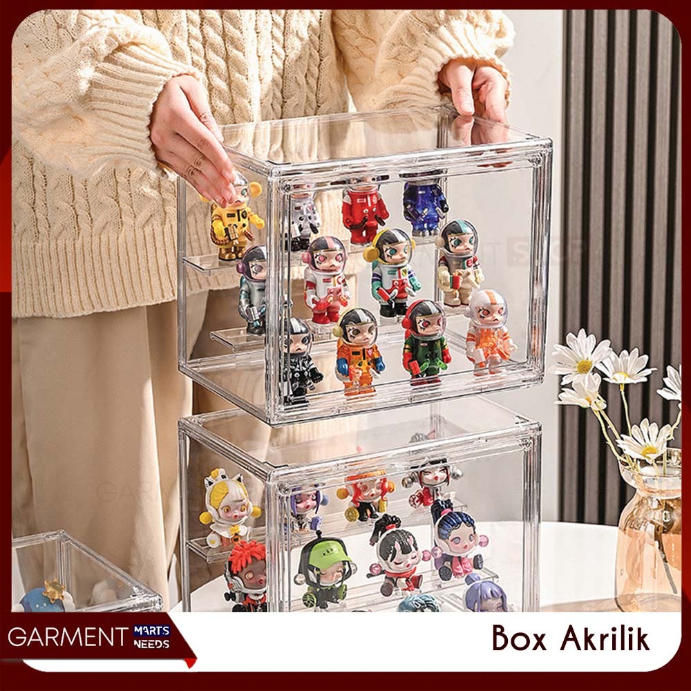 Jual AKRDIS - Kotak Display Transparan Box Acrylic Action Figure Stand ...