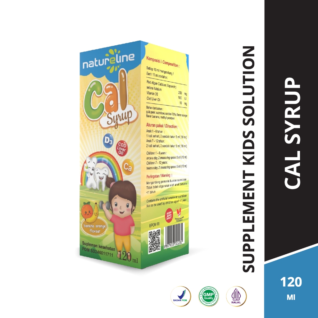 Jual NATURELINE CAL SYRUP 120 ML | Shopee Indonesia