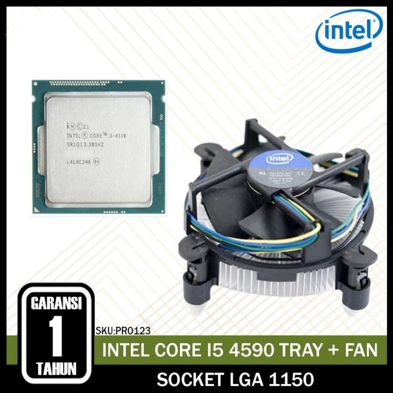 Jual Processor Intel Core i5-4590 I5 Gen 4 [Tray + Fan] Socket LGA 1150 ...