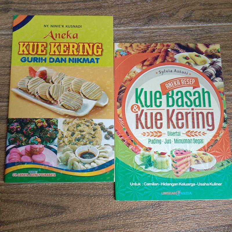 Jual Buku resep membuat kue basah dan kue kering / jajanan anak cake ...
