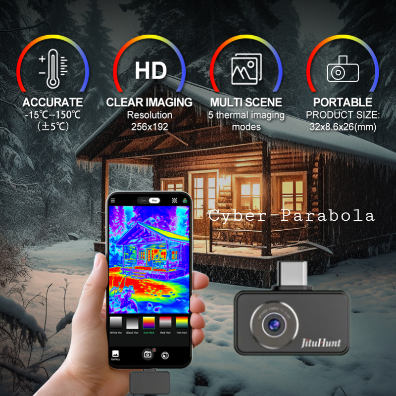 Jual JituHunt Infrared Thermal Imager Night Vision Android USB C ...