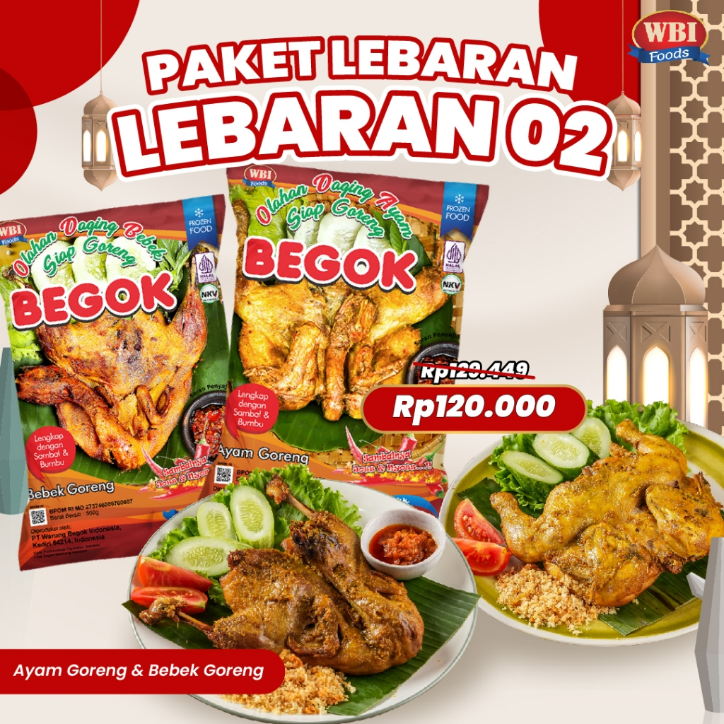Jual Paket Bundling - Bebek Goreng & Ayam Goreng BEGOK 500 gr | Shopee ...