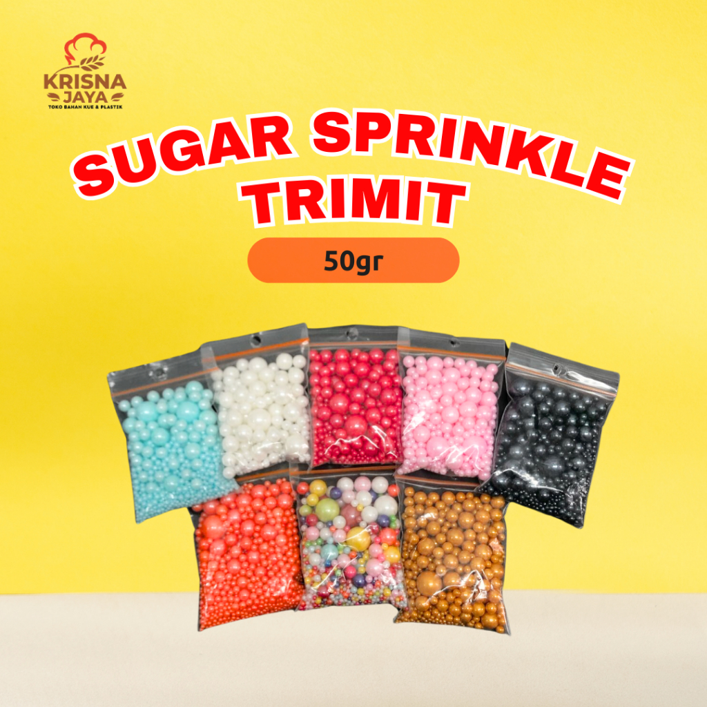 Jual Gula Trimit / Sprinkle Dekorasi kue 50gr | Shopee Indonesia