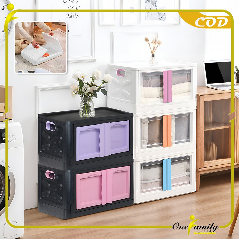 Jual ONE-C1115 Lemari Lipat Plastik Storage Box Organizer / Lemari ...