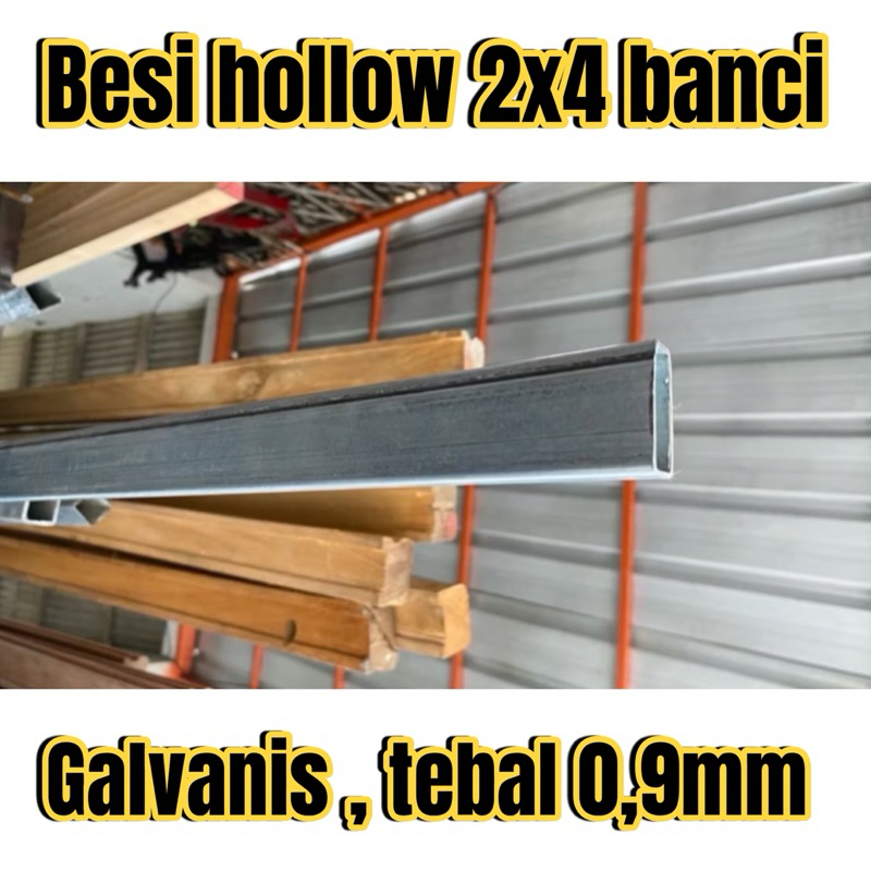 Jual Besi hollow galvanis 2x4 banci , tebal 0,9mm . ukuran tersedia ...