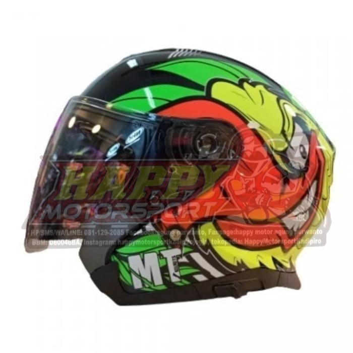 Jual Helm MT Helmets Thunder 3 SV Jet Truck A3 Yellow Half Face ...