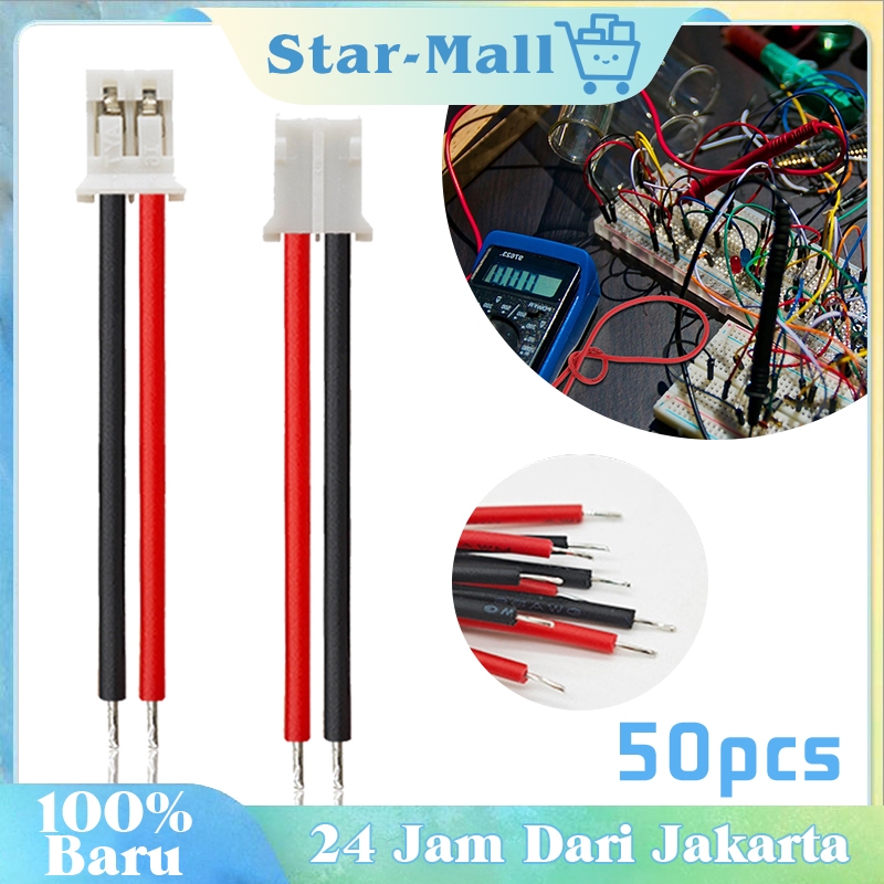 Jual 50Pcs Cable Wire Ph 2.0 Soket Kabel 2 Pin 100mm 150mm Konektor ...