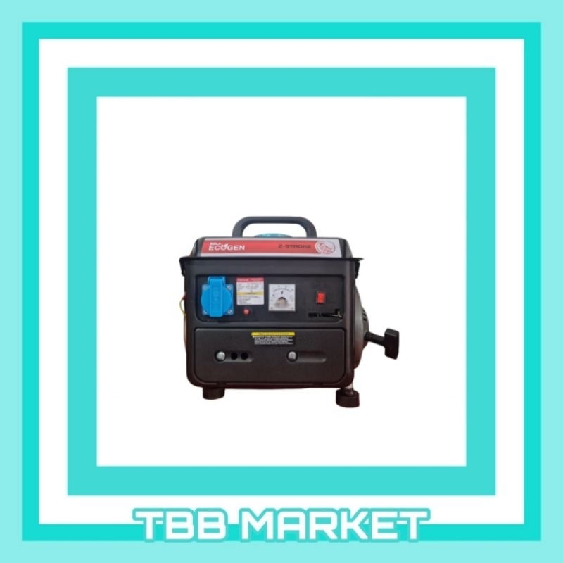 Jual Genset Portable 750 Watt Bensin 2 Tak - Alat Generator Listrik ECOGEN TG 1200 | Shopee ...