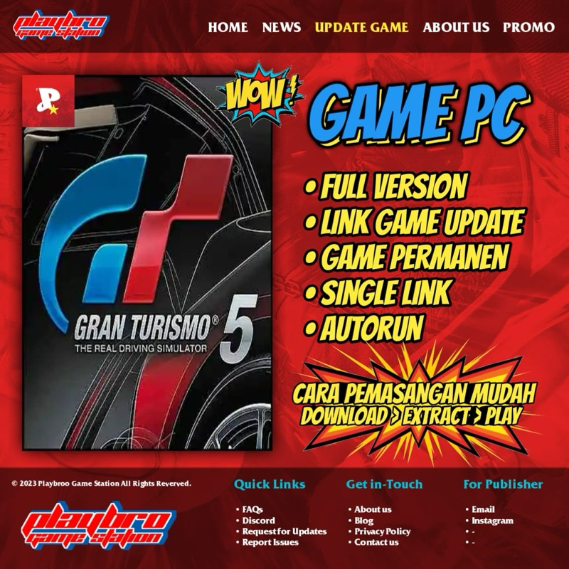 Jual Grand Turismo 5 - Game PC/Laptop (Download to Play Bro!) | Shopee ...
