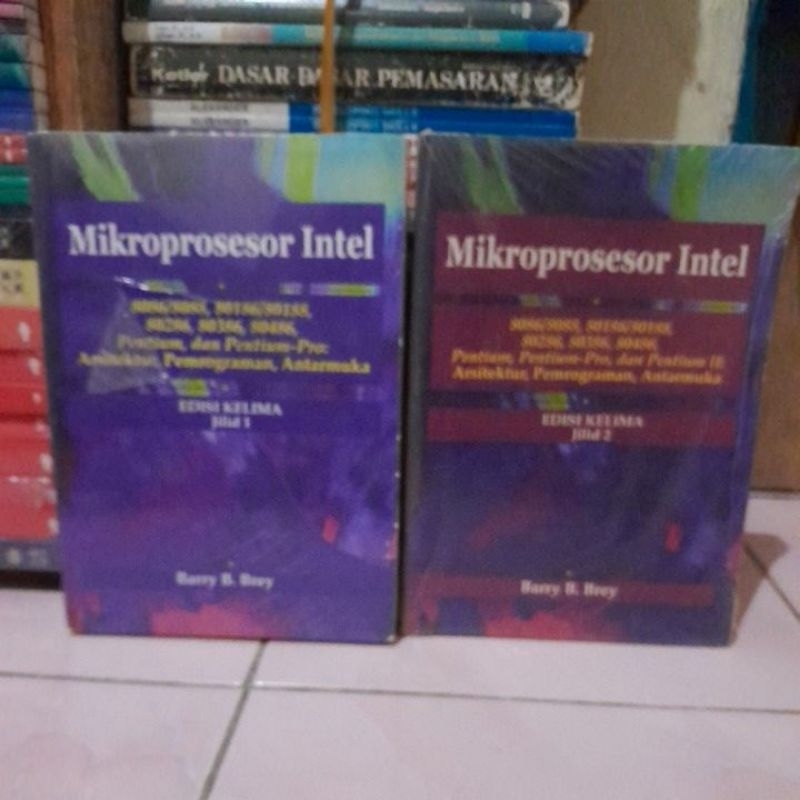 Jual BUKU ORIGINAL MIKROPROSESOR INTEL EDISI KELIMA JILID 1DAN 2 ,BARRY ...