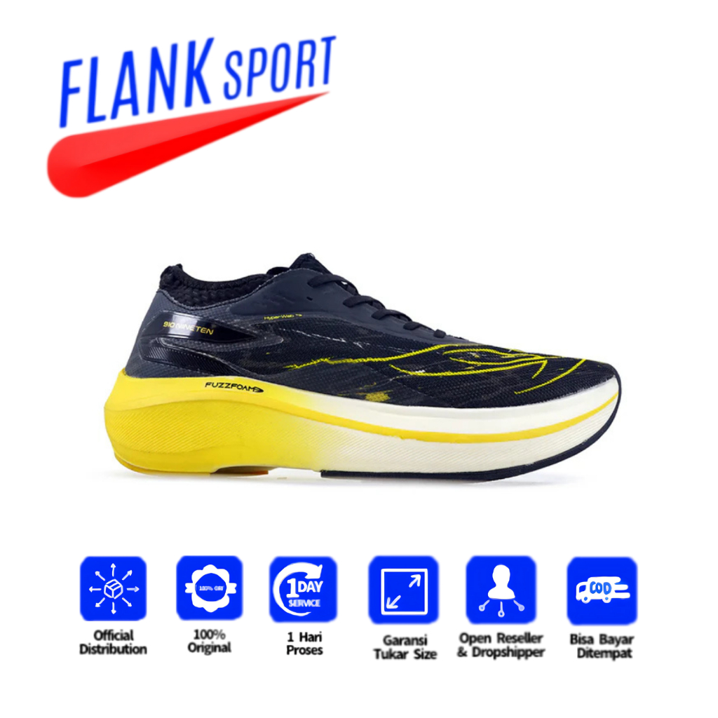 Jual Sepatu Lari 910 Haze Veloce Hitam/Putih/Kuning - Running, Outdoor ...