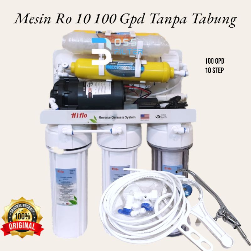Jual MESIN RO 100 GPD 10 STEP TANPA TABUNG | Shopee Indonesia