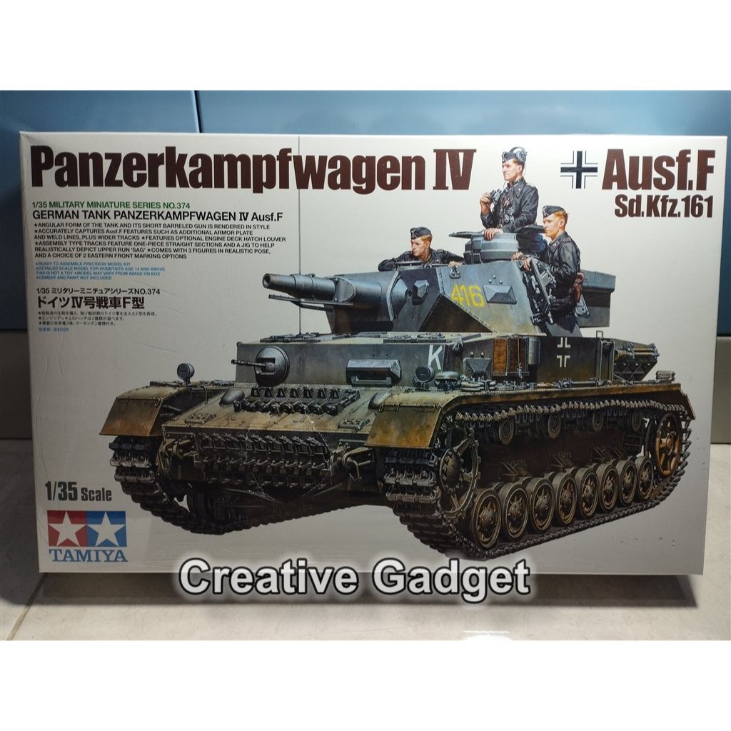 Jual Panzerkampfwagen IV Ausf.F Sdkfz 161 - Model Kit Tamiya 1/35 ...