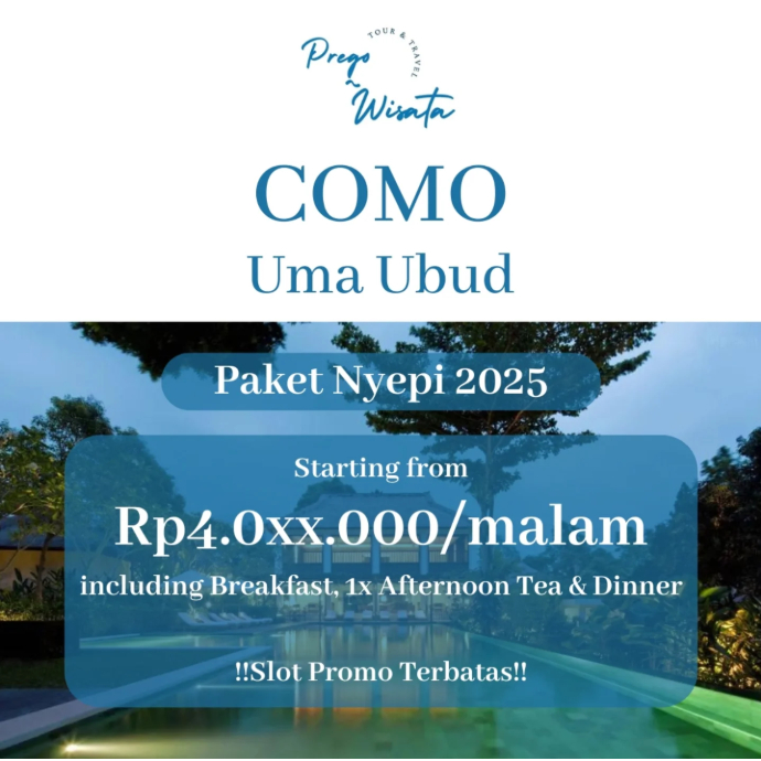 Jual Paket Nyepi COMO Uma Ubud Nyepi Package 2025 | Shopee Indonesia