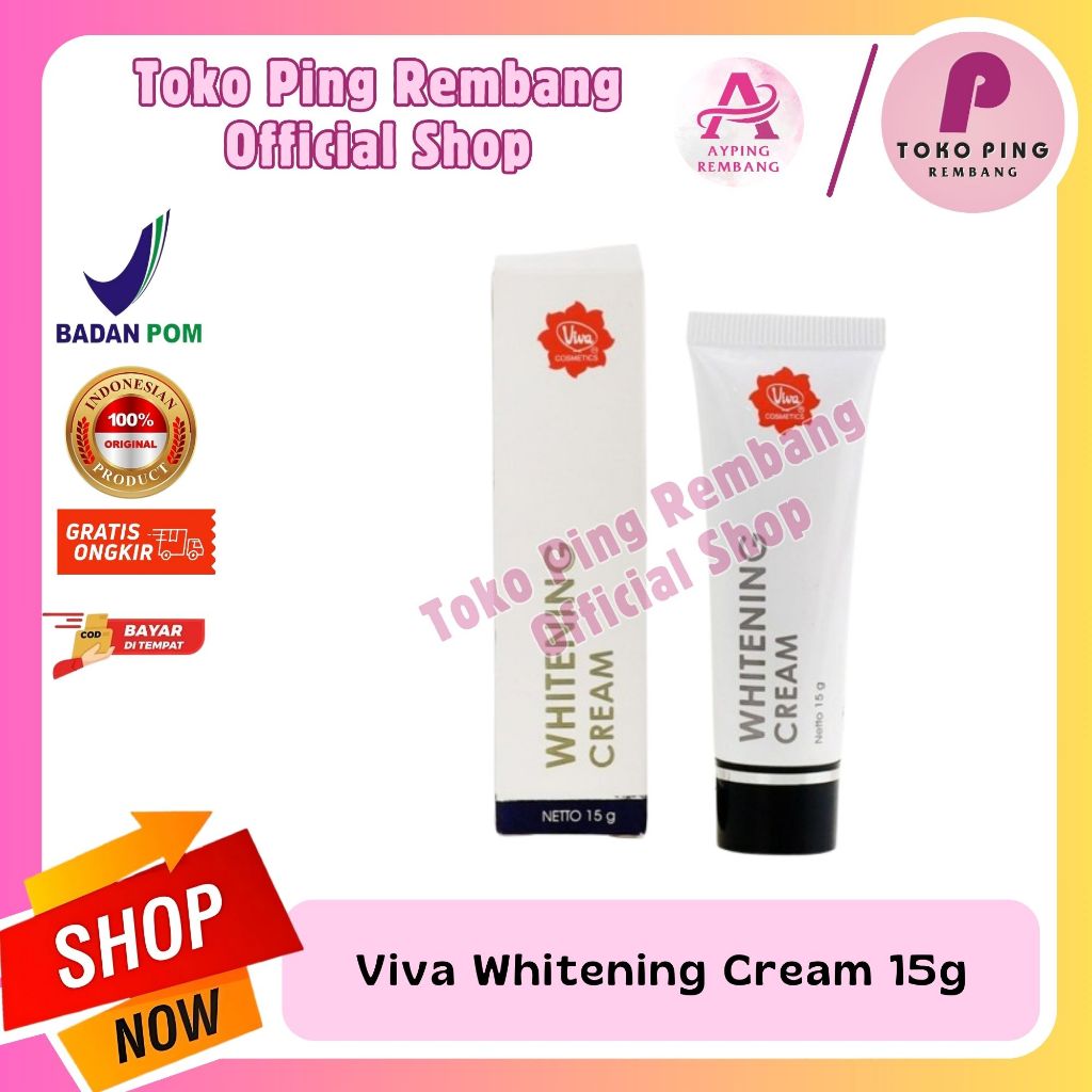 Jual Viva Whitening Cream 15g | Shopee Indonesia