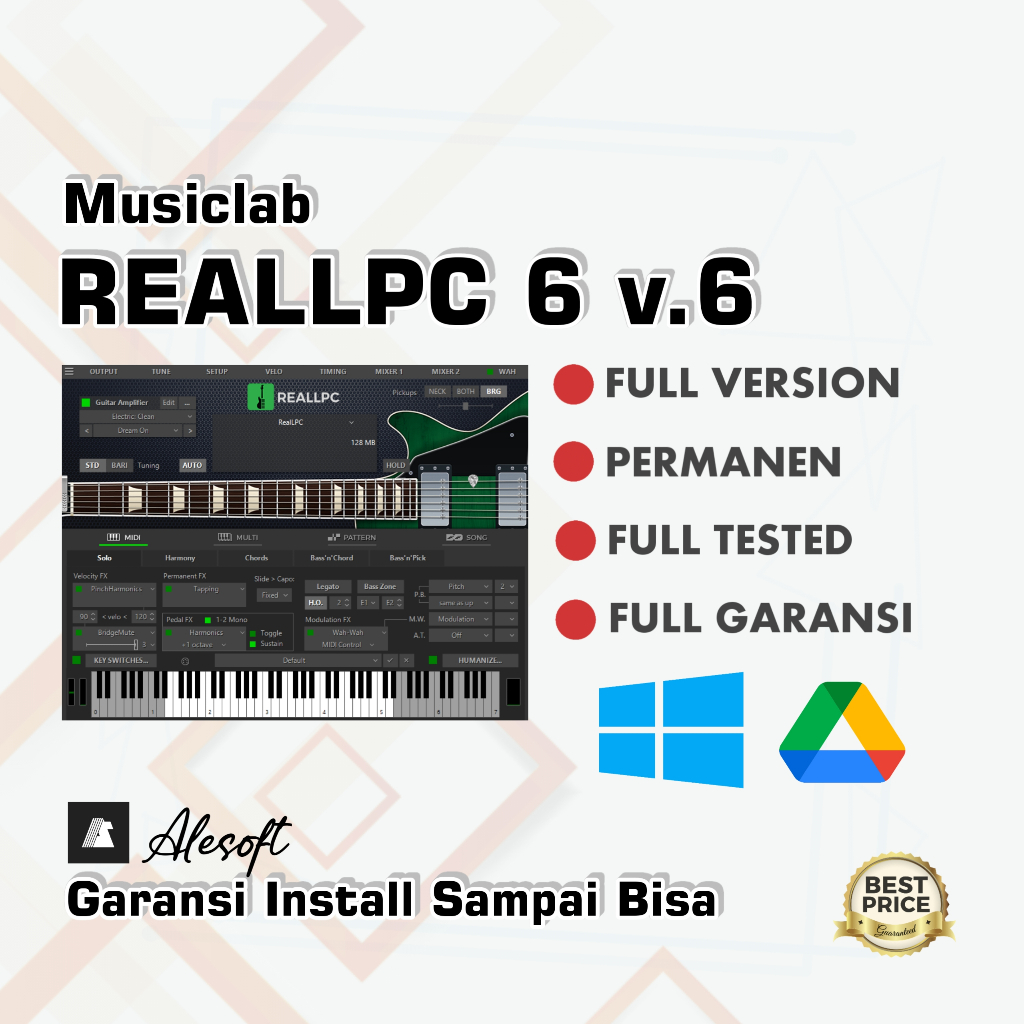 Jual MusicLab RealLPC 6 v6 full Version | Full Activated (Install Mudah ...