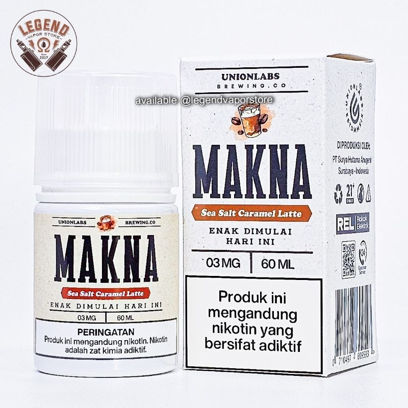 Jual FREEBASE - LIQUID MAKNA V3 Sea Salt Caramel Latte 60ML 3MG 7MG ...